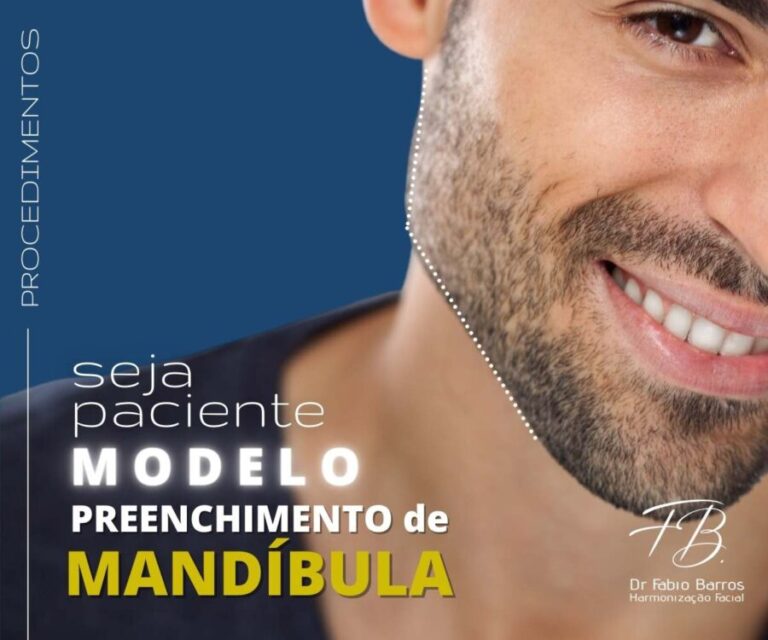 Três procedimentos estéticos para homens que querem mandíbula